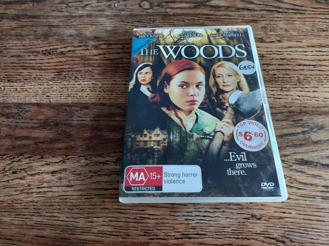 THE WOODS DVD Thriller Region 4 GC Ex Rental Bruce Campbell Lucky Mckee ...
