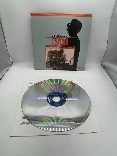 ALFRED HITCHCOCK'S PSYCHO Laserdisc - Horror LD 1988 Extended Play ...