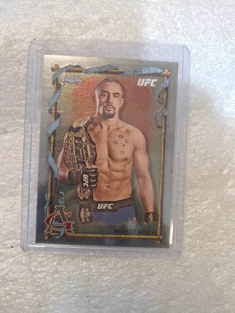 2024 TOPPS CROMATO UFC ROBERT WHITTAKER RIFRATTORE ALLEN & GINTER #AAG ...