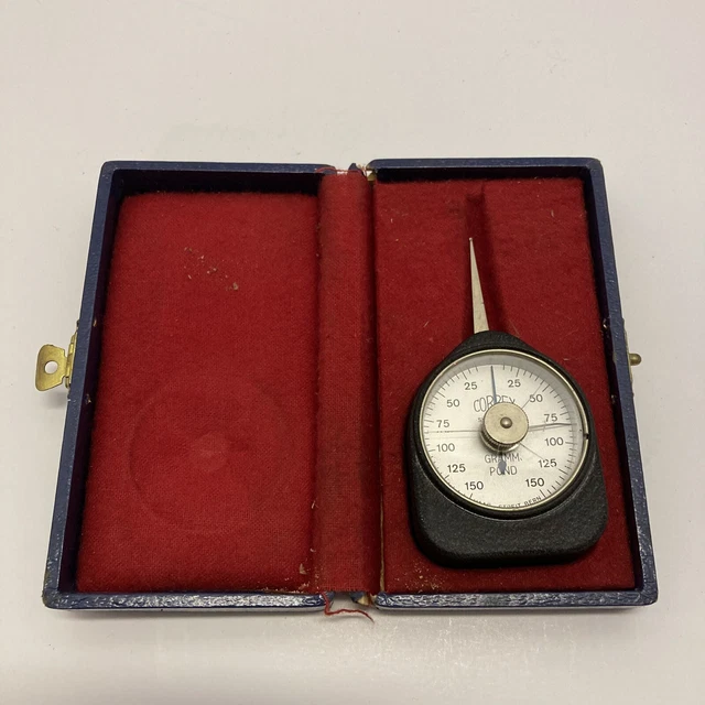 CORREX DYNAMOMETER TENSION Force Gage Dial 15-150 Grams £16.66 ...
