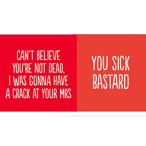 FUNNY INAPPROPRIATE GET Well/Better/ Soon Sick/Poorly Rude Greeting ...