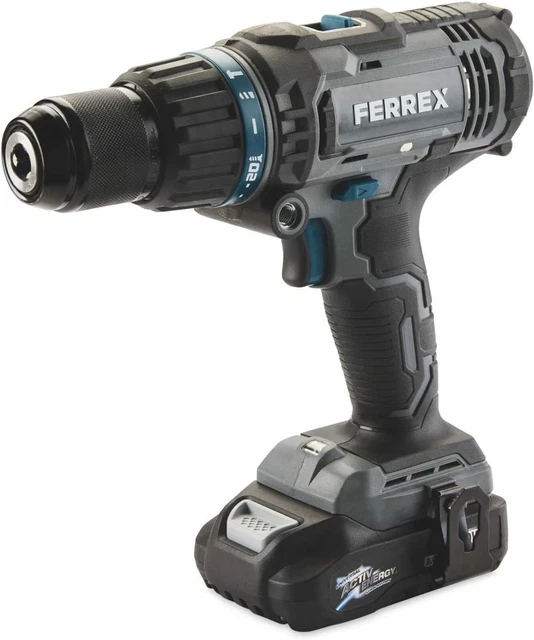 FERREX 20V CORDLESS Impact Hammer Drill £52.71 - PicClick UK