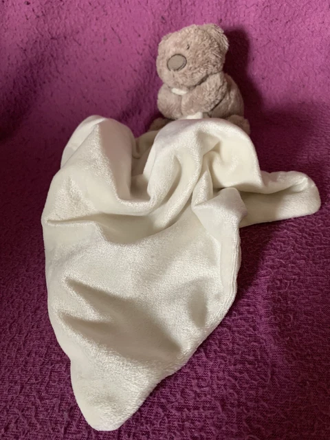 GEORGE ASDA TEDDY Bear Cream Comforter Soft Toy £8.00 - PicClick UK