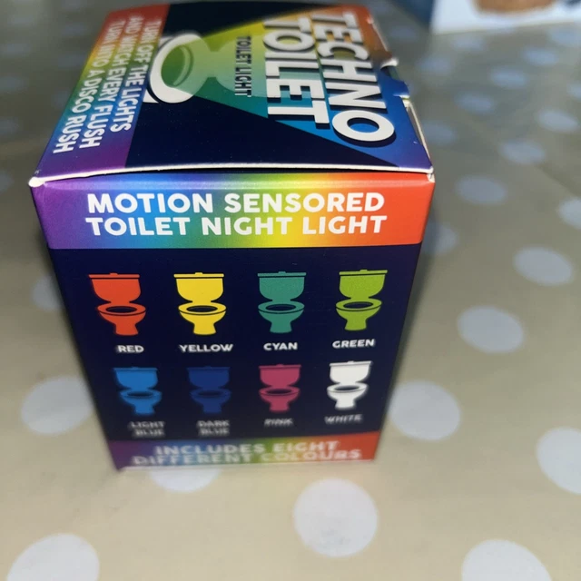 GIFT REPUBLIC TECHNO Toilet Light Motion-Sensor Toilet night light £5. ...