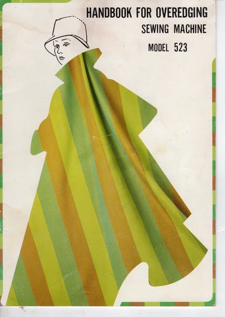 SEWING MACHINE INSTRUCTION Booklet Overdoing Model 523 $4.99 - PicClick AU