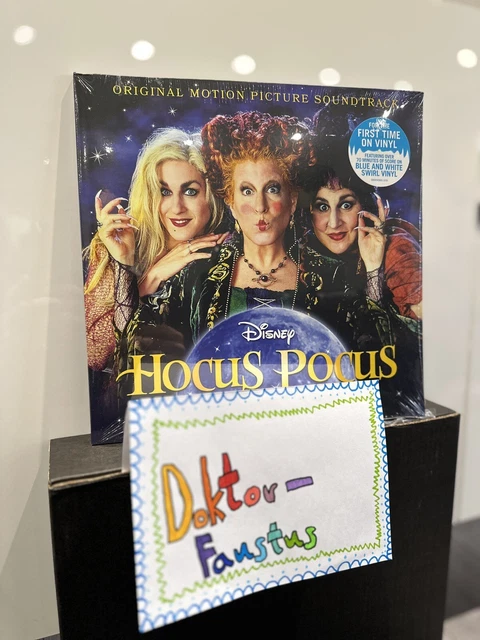 DISNEY HOCUS POCUS LP Vinyl Blue And White Swirl Neu OVP OST Soundtrack ...