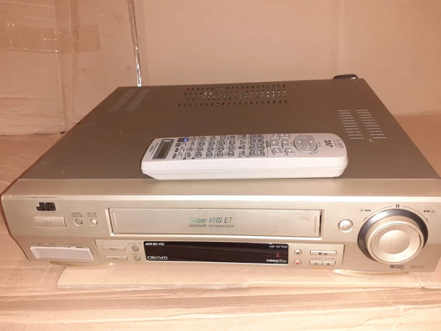 HIGH END JVC HR-S7700 TBC S-VHS VCR VHS Video Cassette PLAYER SERVICED ...