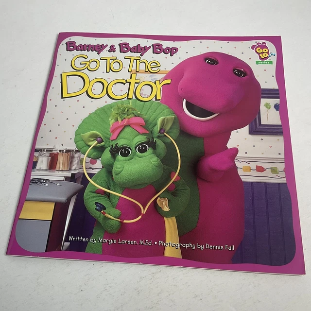 BARNEY & BABY Bop Go To The Doctor PAPERBACK Children’s Book Vintage ...
