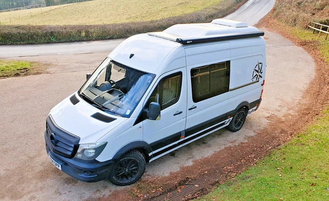 MERCEDES BENZ MWB Sprinter Camper - Race Van (MTB / Surf / MX) with ...