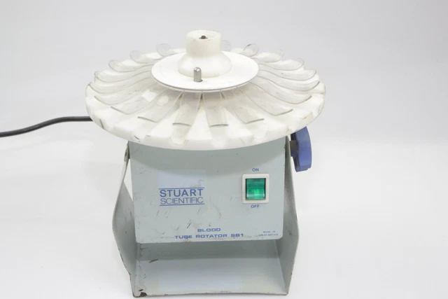 STUART SCIENTIFIC SB1 Blood Test Tube Rotator Mixer Stirrer £140.14 ...
