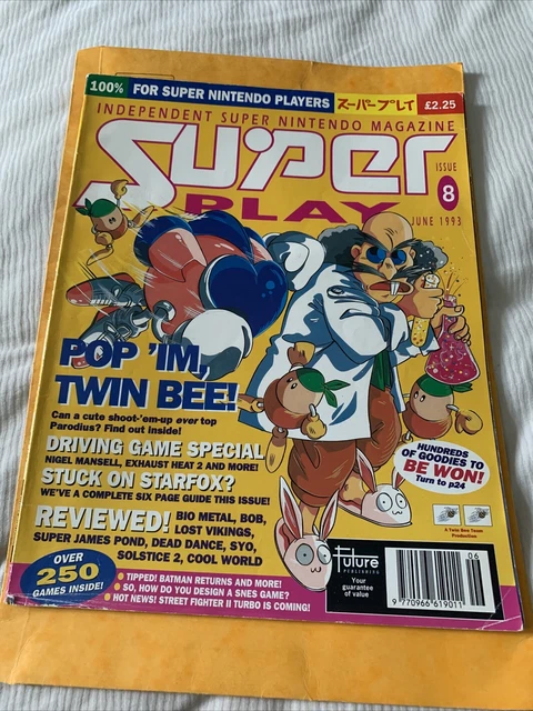 SUPER PLAY MAGAZINE Issue 8 snes super nintendo / Rare Retro Mag June ...