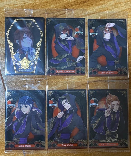 DISNEY TWISTED WONDERLAND Card Heartslabyul Ace Deuce Trey Cater Riddle ...