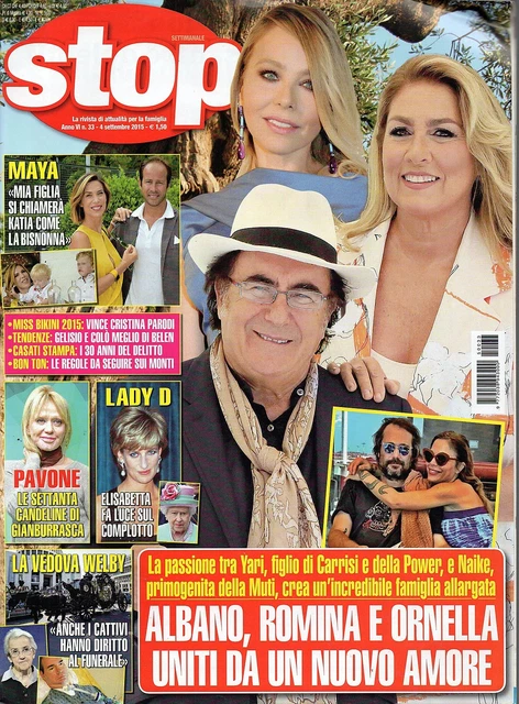 STOP 2015 33.ORNELLA Muti-Romina Power-Al Bano,Lady Diana,Francesca ...