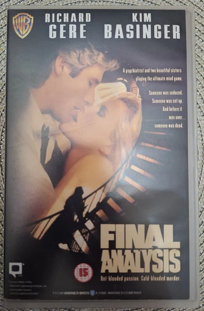 Final Analysis Vhs Warner Bros Big Box Ex Rental Prepost Cert 7366