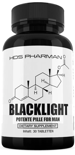 BLACKLIGHT STRONGEST HERBAL Sexual Pills Libido & Erection Potency ...