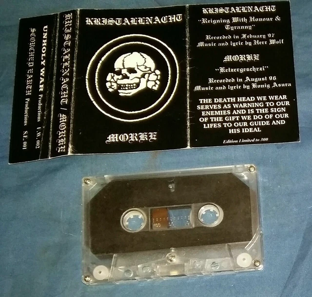 KRISTALLNACHT MORKE SPLIT RARE demo cassette black metal Seigneur ...