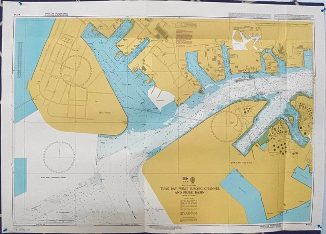 CARTE DU PORT De Singapour Tuas Bay, West Jurong Channel & Pesek Basin ...