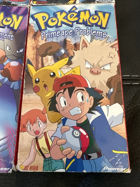 LOT DE 4 cassettes VHS Pokémon (Pioneer, 1998) Poke-Friends Fighting ...
