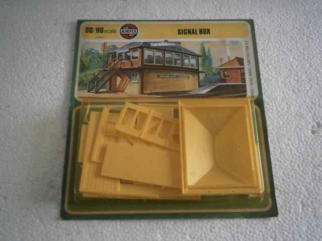 ANCIENNE MAQUETTE BATIMENT Signal Box Airfix Series 1 - 1/76 - Oo / Ho ...