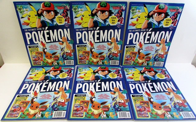 ANNIVERSARY SPOTLIGHT THE Ultimate Guide To Pokémon Lot of 6 Magazine ...