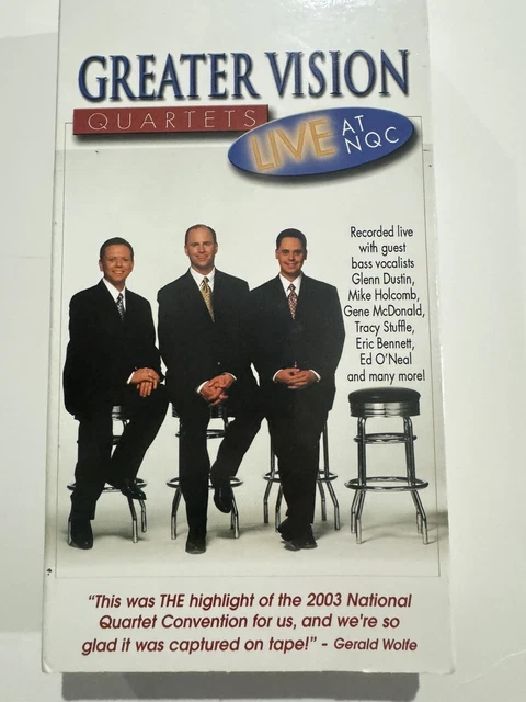 SOUTHERN GOSPEL VHS Greater Vision "Quartets" Live at NQC National ...
