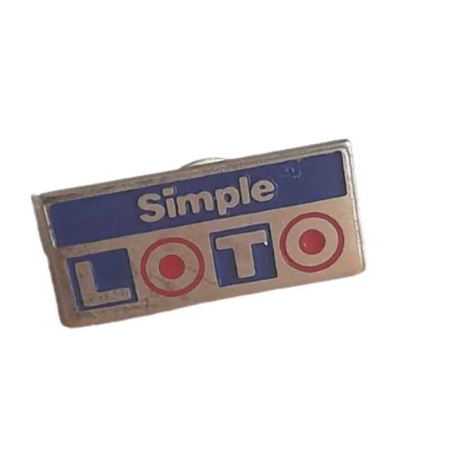 PIN'S LOTO SIMPLE vintage collection Pins Années 90 jeux loterie EUR 3 ...
