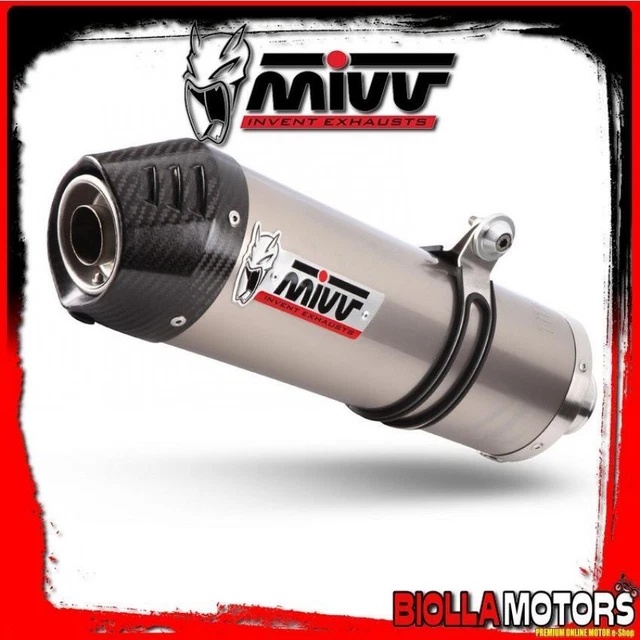 Y.029.LX1C MARMITTA COMPLETA 1x1 MIVV YAMAHA X-MAX 125 2010- 125CC OVAL ...