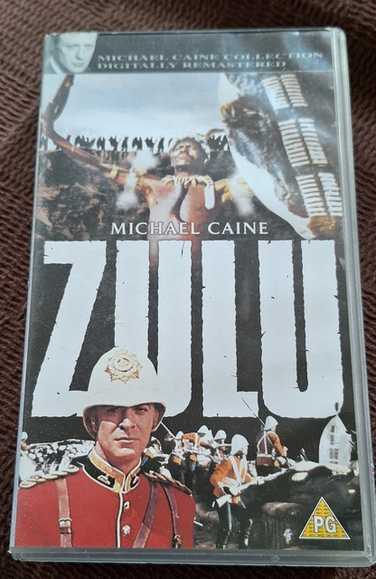 ZULU VIDEO VHS Michael Caine Collection action drama war film PG 133 ...