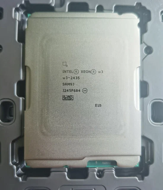 CPU INTEL XEON w3-2435 QS 8 núcleos LGA 4677 hasta 4,5 GHz EUR 659,32 ...