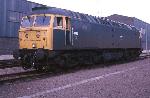 ORIGINAL COLOUR SLIDE of 47121 BR class 47 diesel loco £2.25 - PicClick UK