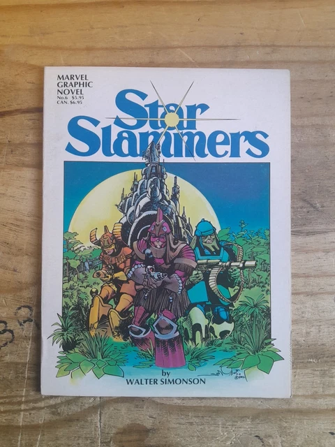 MARVEL GRAPHIC NOVEL/STAR Slammers/Walter Simonson/Eo+Dédicace/Rare ...
