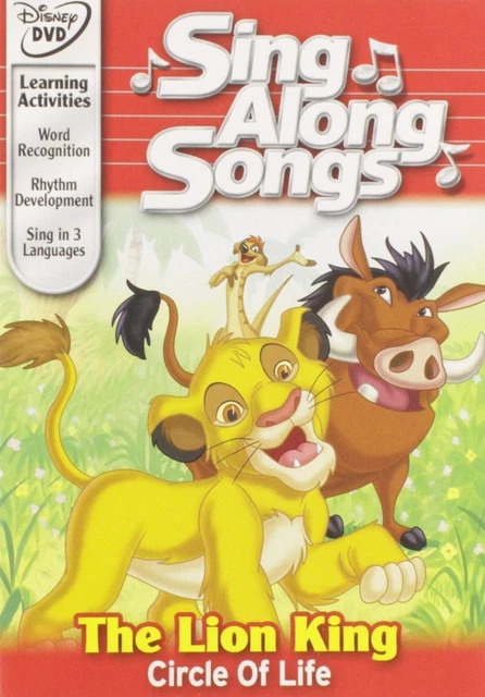 DISNEY'S SING ALONG Songs - The Lion King Circle of Life $16.67 - PicClick