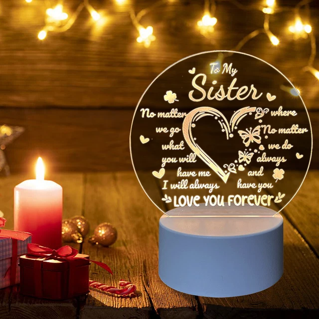 INSPIRATIONAL LED LIGHT Mum Gifts From Daughter Son Best Friend ...