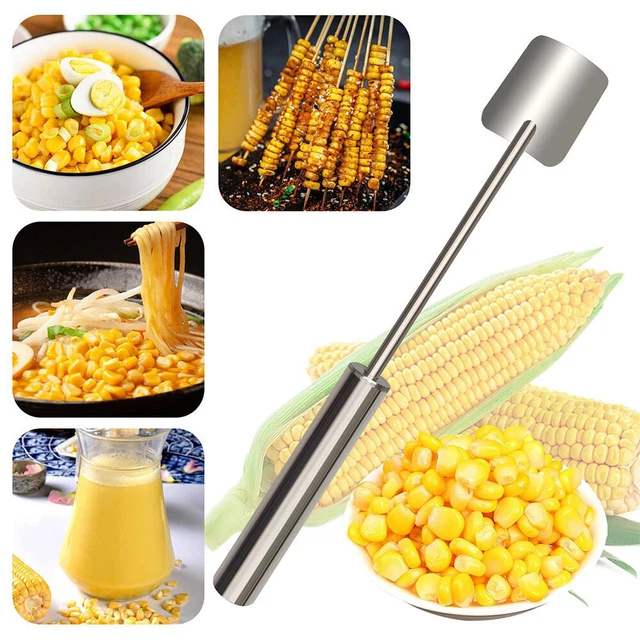 STAINLESS STEEL CORN Thresher Corn Cutter Corn on The Cob Remover ...