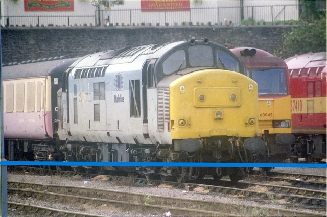 TRAIN NEGATIVE Class 37 890 In Mainline Two Tone Grey Livery EUR 1,20 ...