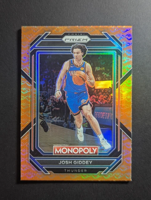 22-23 PANINI PRIZM Monopoly Josh Giddey Handshake SSP Rare - OKC ...
