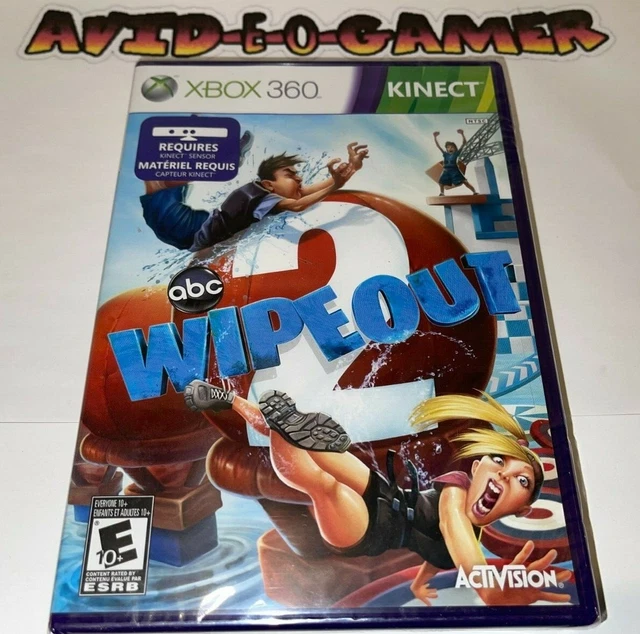 ABC WIPEOUT 2 Xbox 360 Kinect Game Show Activision NTSC Sealed NEW $24. ...