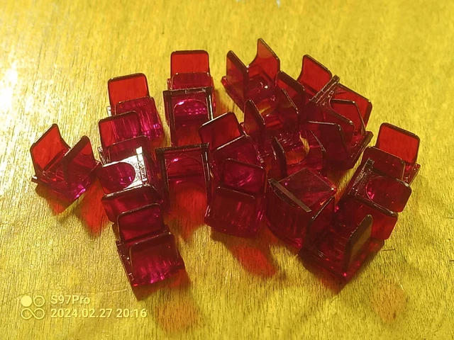 GPO TELEPHONE SWITCHBOARD RED LAMP LENSES, SQUARE PMBX or TESTERS (New ...