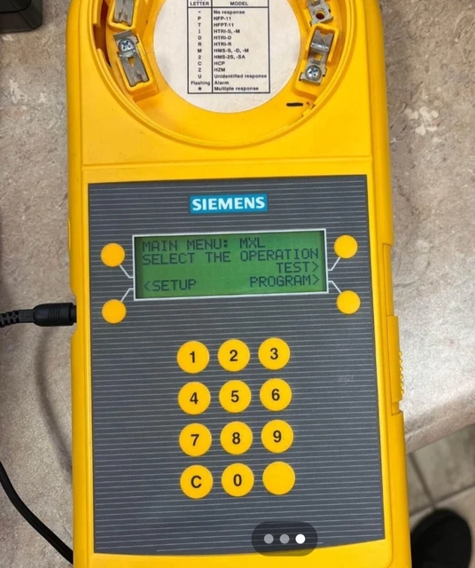 SIEMENS DPU FIRE ALARM PROGRAMMER With Power Supply Smoke Base. 500 ...