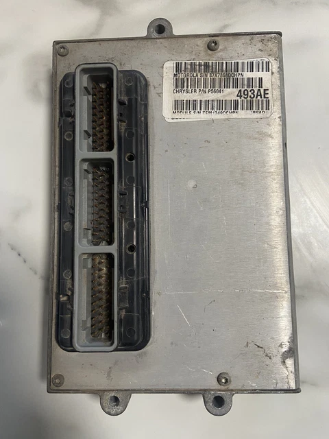 1999 JEEP CHEROKEE XJ 4.0L Auto ECU ECM PCM Module Computer 56041 493AE ...