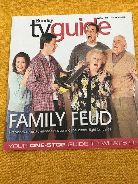 EVERYBODY LOVES RAYMOND. Australian Tv Guide Cover Story. 2003 $19.95 ...