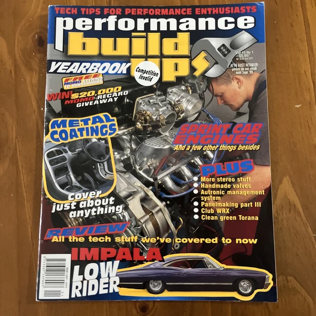 PERFORMANCE BUILD UPS V.10 #1 LC GTR Torana XR Falcon WRX 67 Impala VL ...