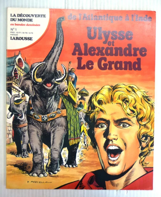 LA DECOUVERTE DU monde en bande dessinee larousse 1 ulysse, alexandre ...