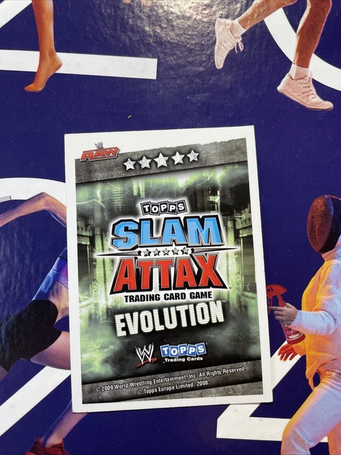 CARTE WWE SLAM Attax Evolution Foil John Cena Champion Topps 2009 EUR 1 ...