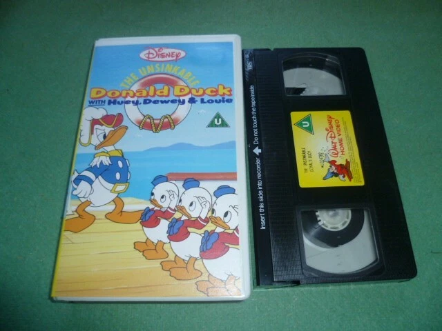 The Unsinkable Donald Duck With Huey Dewey Louie Vhs 15 99