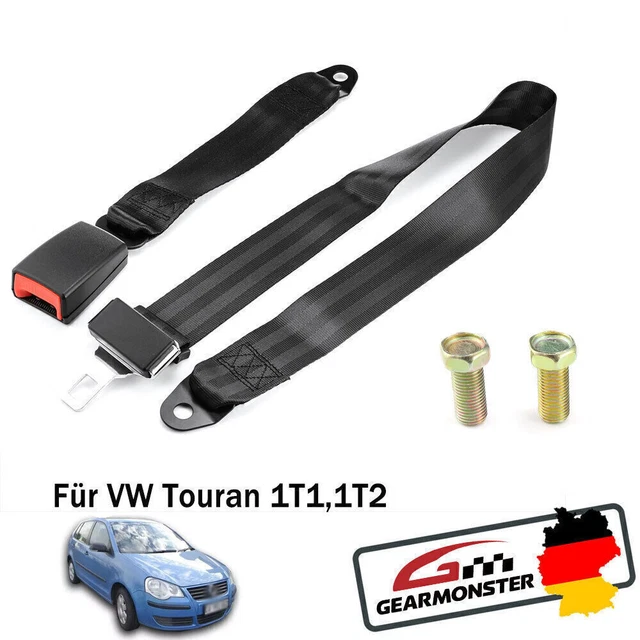 BECKENGURT MIT GURTSCHLOSS 2-teilig Sicherheitsgurt Für VW Touran 1T1 ...
