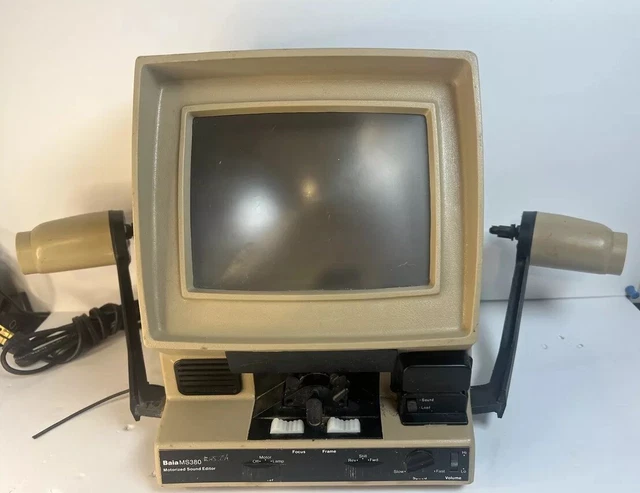 VINTAGE BAIA MS380 Motorized Sound Editor Super 8 - For Parts Or Repair ...