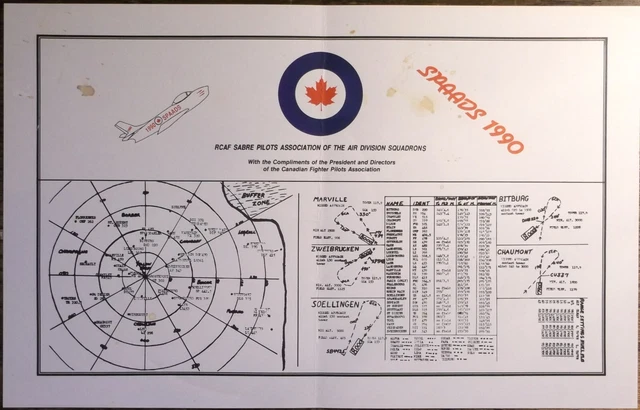 ROYAL CANADIAN AIR Force Rcaf Spaads 1990 Commemorative Cold War Air ...