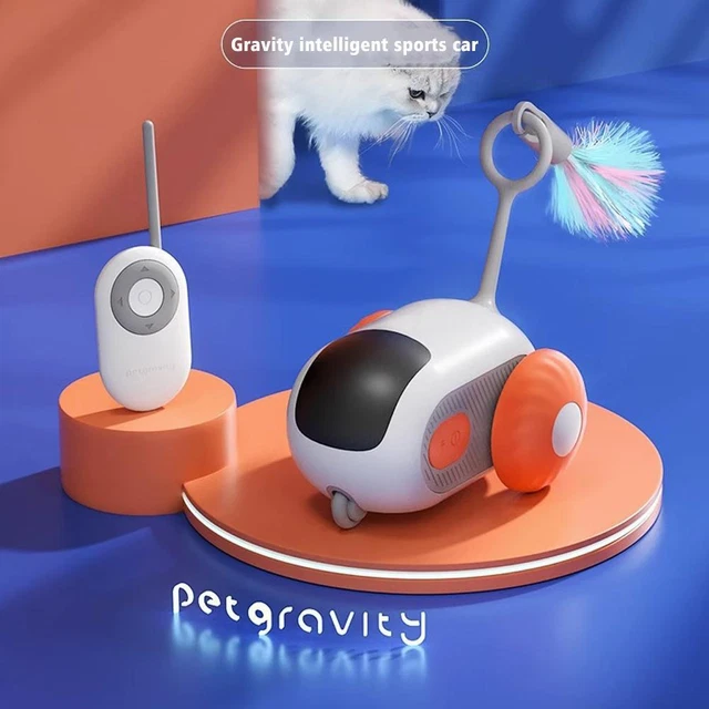 CRAZY JOY CAR - Remote Control Electric Cat Toy, Gravity Car Smart V2S8 ...