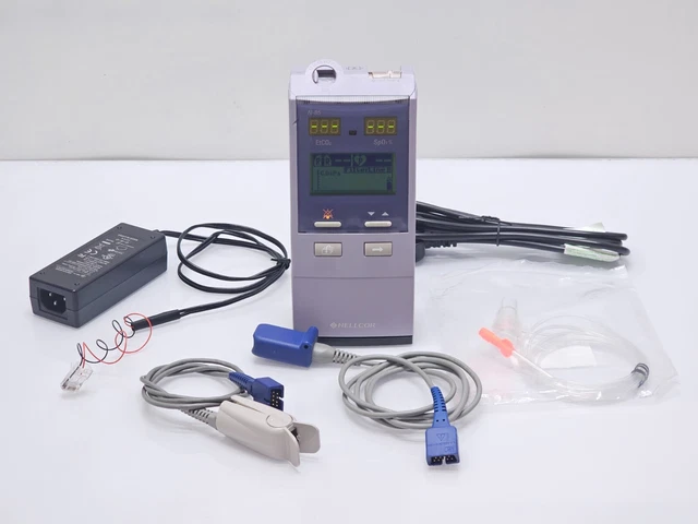 NELLCOR ETCO2 MICROSTREAM SpO2 Capnograph Nellcor N-85 EtCO2 and SpO2 ...